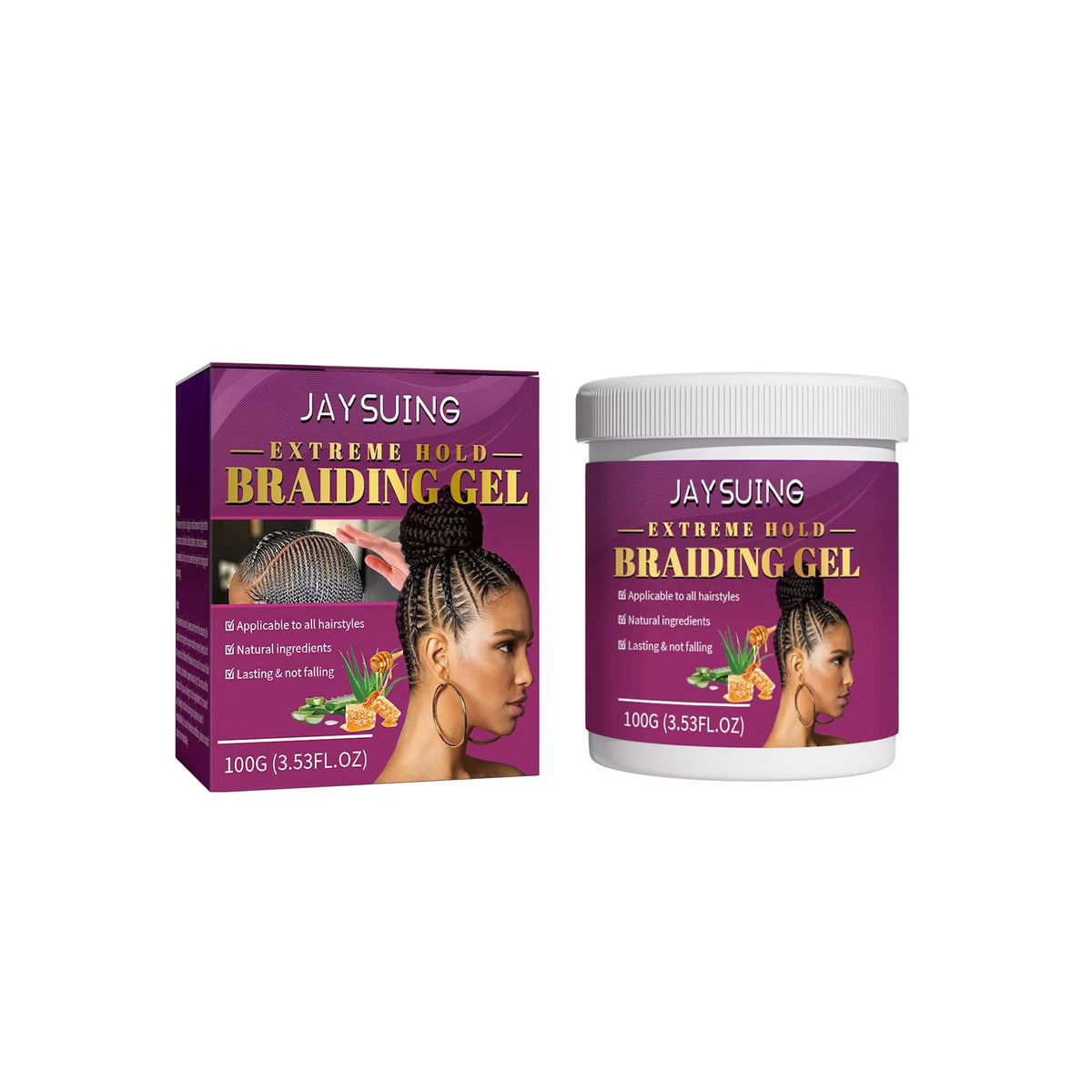 Jaysuing Extreme Hold Braiding Gel -100g – QasrJamal