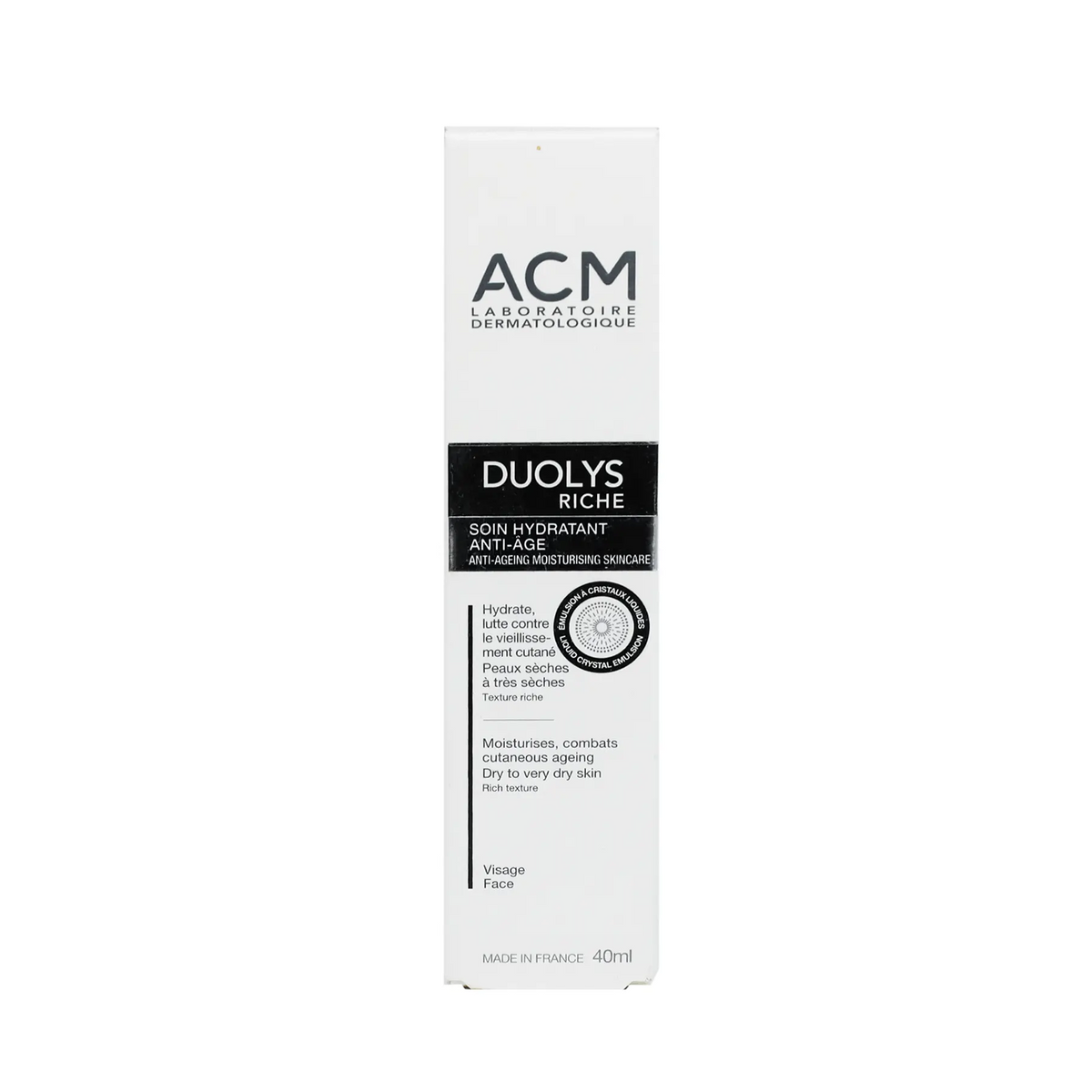 ACM Duolys Riche Anti-Ageing Moisturising Skincare Cream - 40ml – QasrJamal
