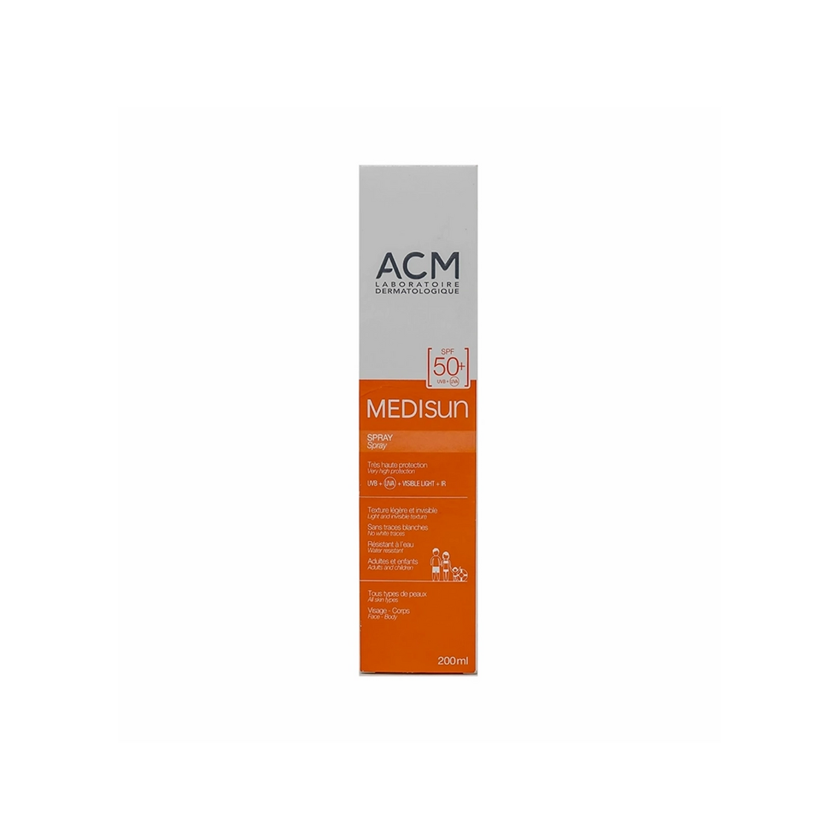 ACM Medisun Spray SPF 50+ UVB+UVA - 200ml – QasrJamal