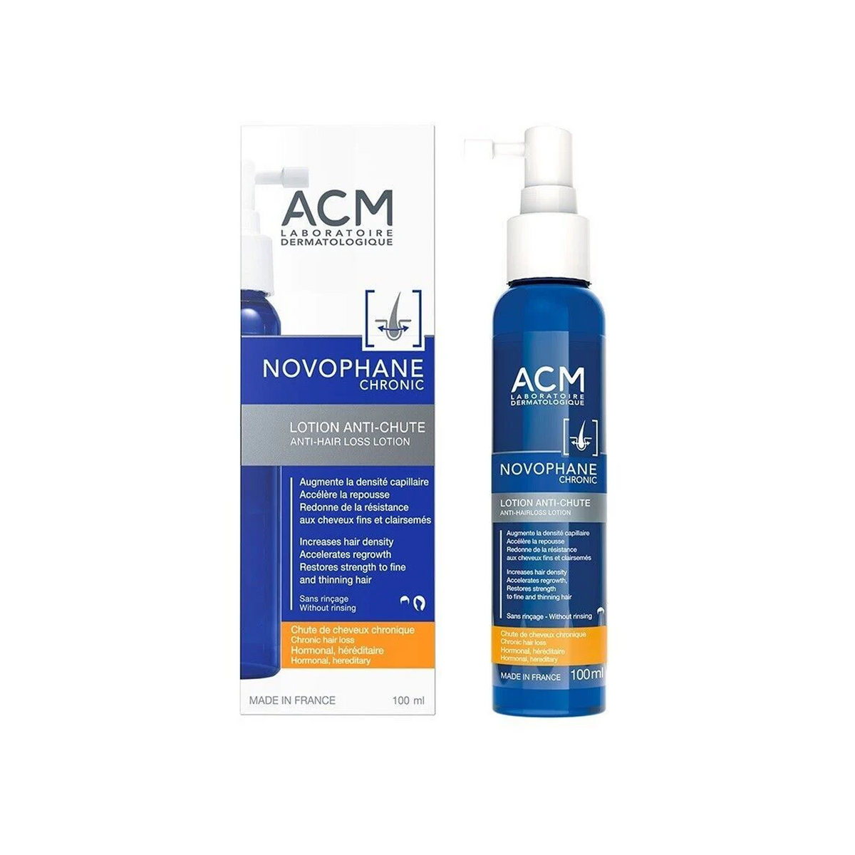 ACM Novophane Chronic Anti-Chute Hair Loss Lotion - 100ml – QasrJamal