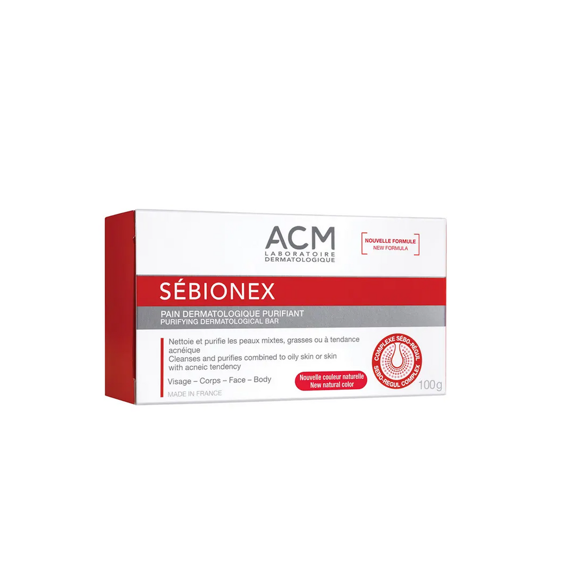 ACM Sébionex Purifying Dermatological Bar - 100g – QasrJamal