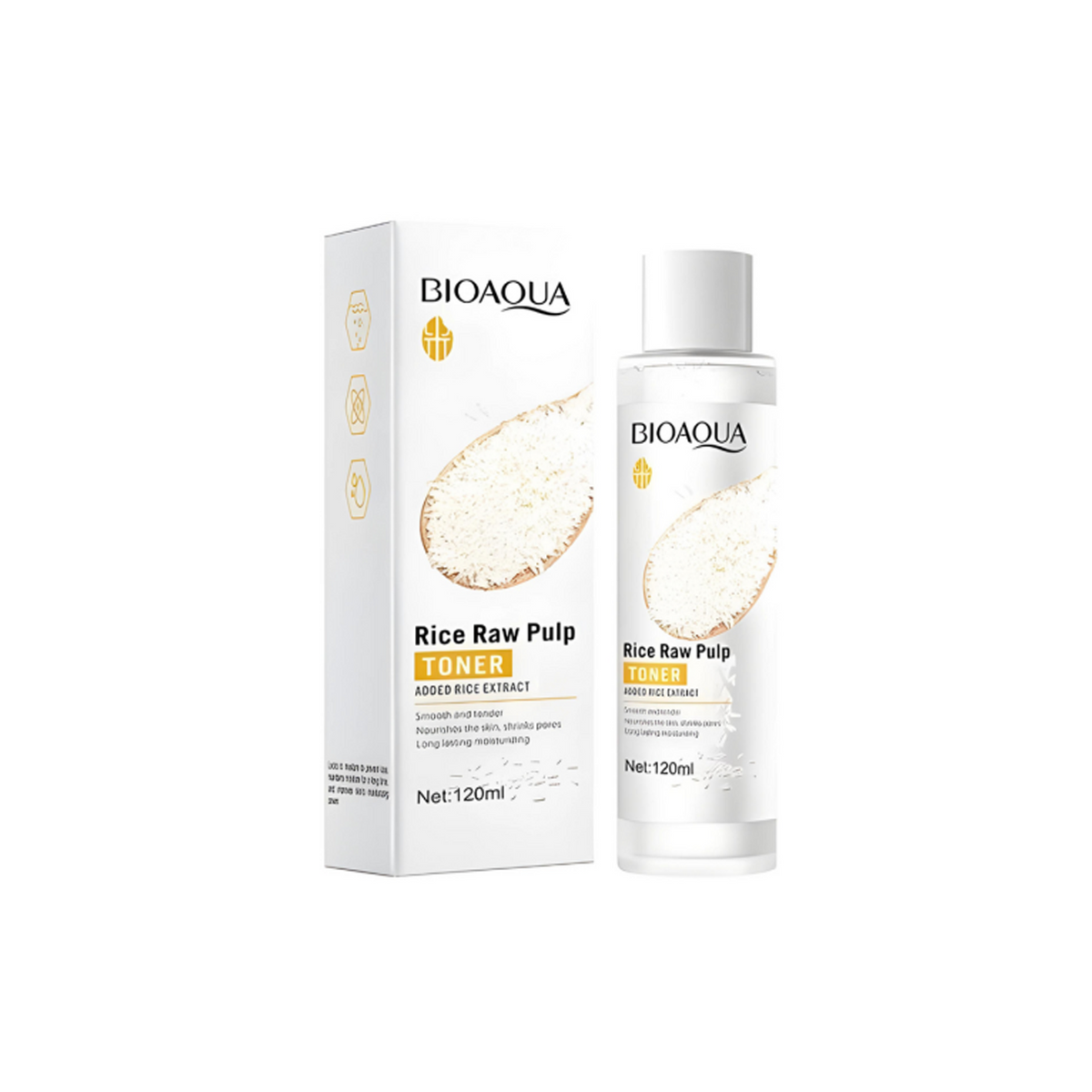 BIOAQUA Rice Raw Pulp Toner - 120ml – QasrJamal