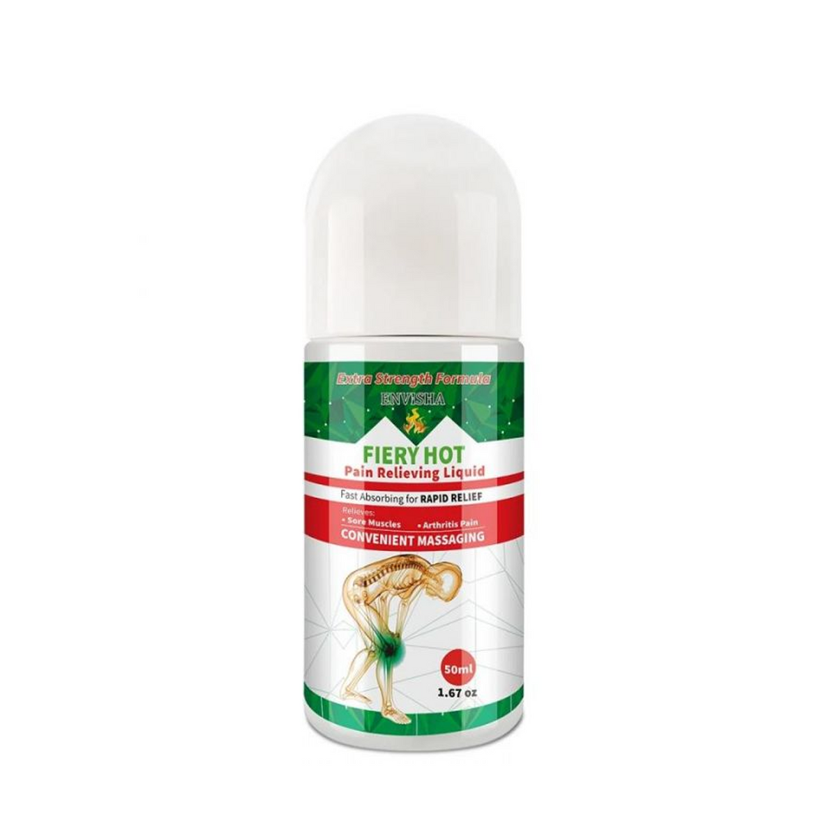 Envisha Fiery Hot Pain Relieving Liquid - 50ml – QasrJamal