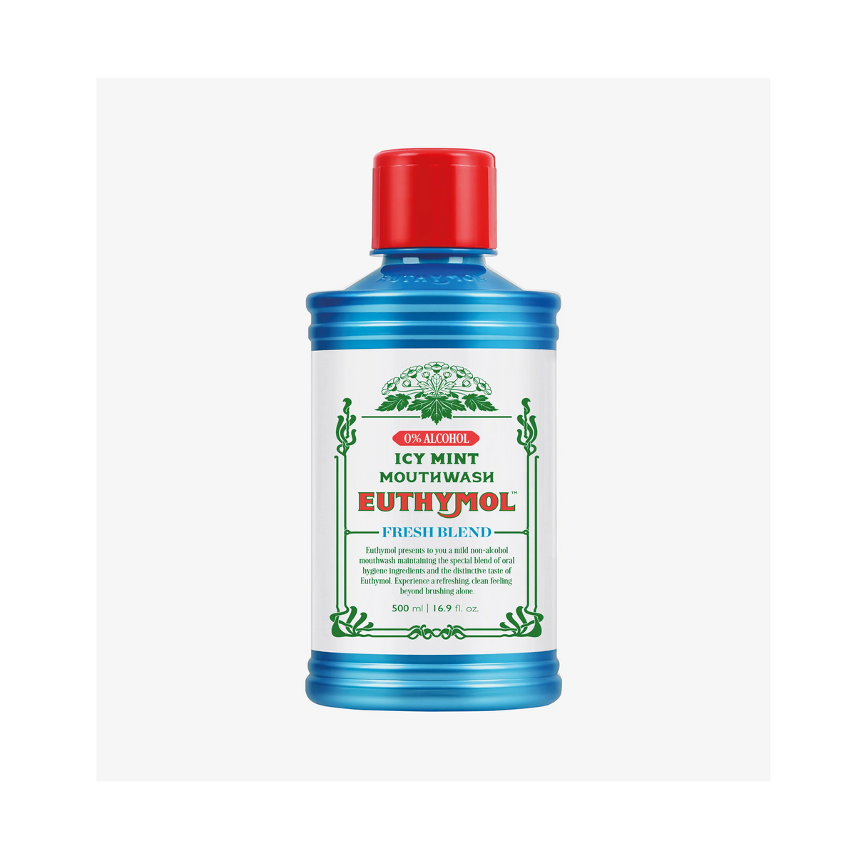Euthymol Icy Mint Mouthwash Fresh Blend - 500ml – QasrJamal