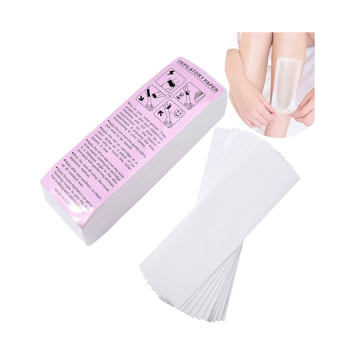 Full Body Hair Removal Depilatory Wax Paper For Men And Women – QasrJamal