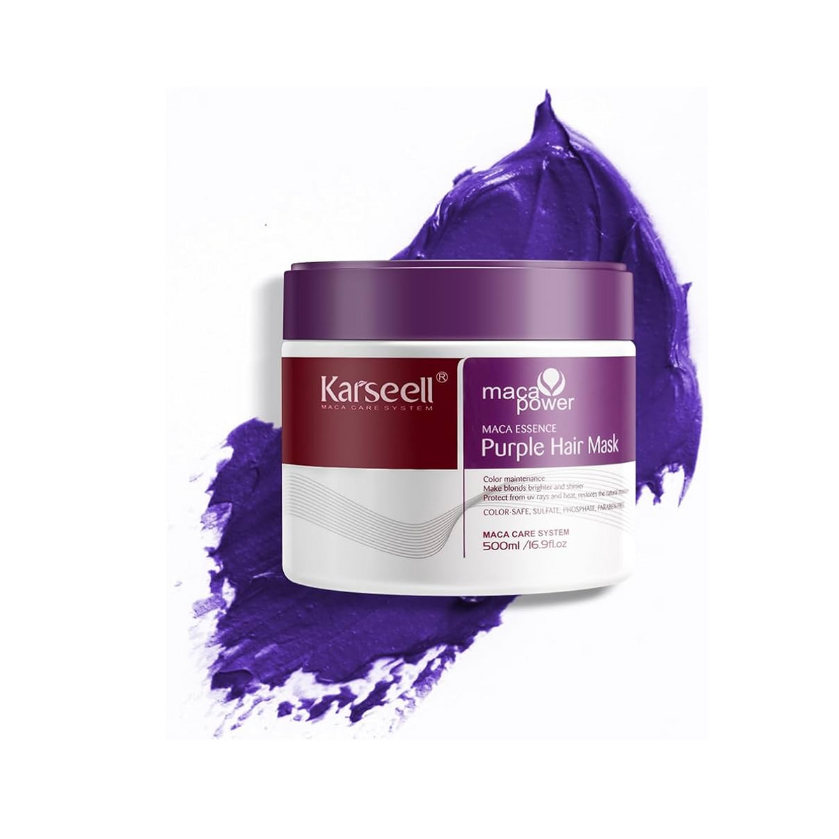 Karseell Maca Power Essence Purple Hair Mask - 500ml – QasrJamal