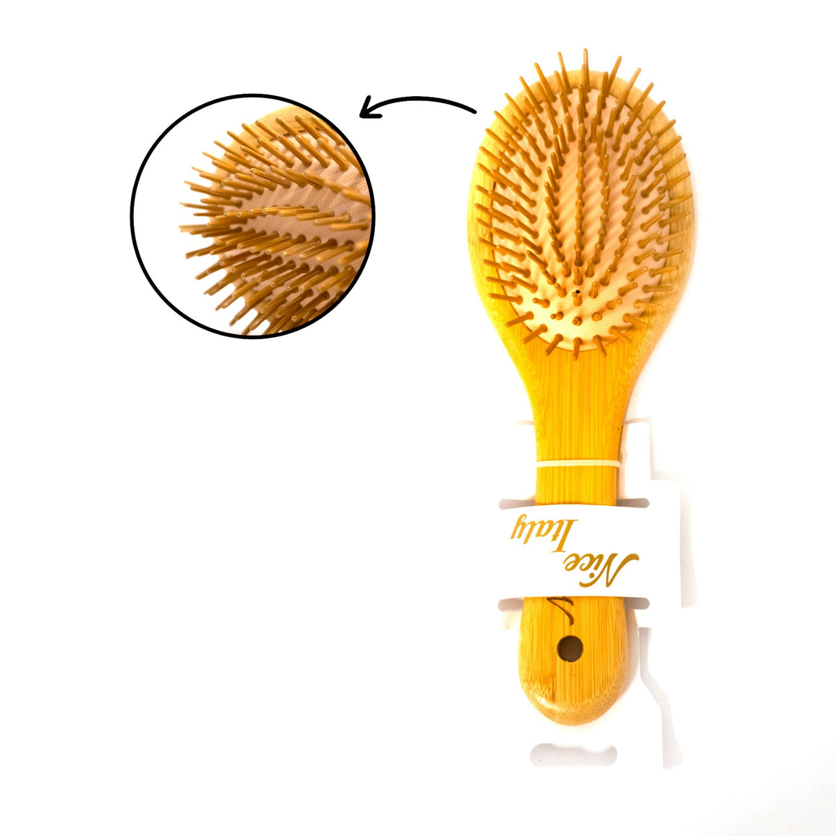 Wooden Paddle Detangling Hair Comb – QasrJamal