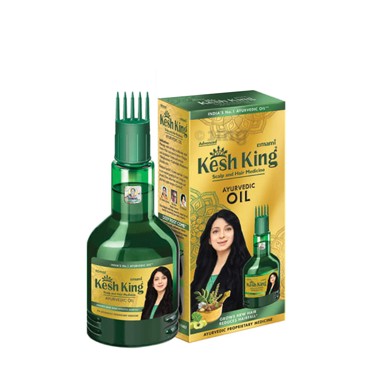 Kesh King Herbal Ayuvedic Hair Oil For Hair Growth – QasrJamal